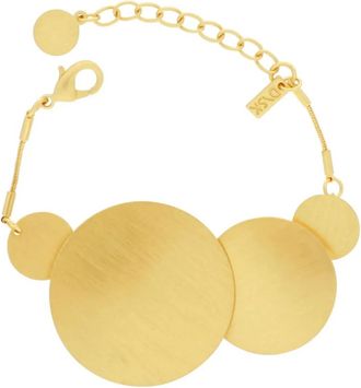 Dansk Copenhagen Alaya Mega Circle Armband - - Accessories - Damen - Gelb - ONE SIZE