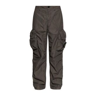 Stone Island Homme, Pantalons, Gris, Taille: W30 Cargo Pants with Logo Patch