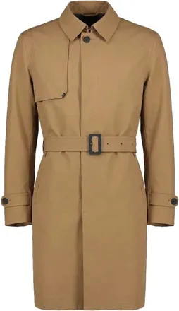 Herno Homme, Manteaux, Brun, Taille: L Manteau crois&eacute; ceintur&eacute;