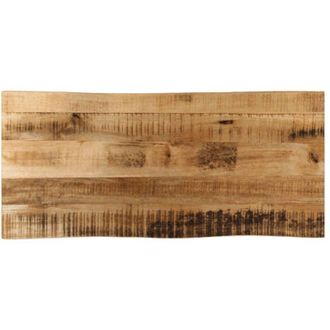 vidaXL Dessus de table bord vivant 100x40x2,5 cm bois de manguier brut - Vidaxl