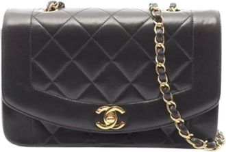 Chanel Sac &agrave; main Matelasse Pre-owned - Femme - Pre-owned - Noir - Taille: ONE Size