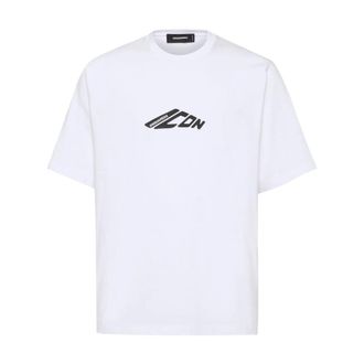 Dsquared2 Icon T-shirt - - Tops - Herren - Wei&szlig; - M
