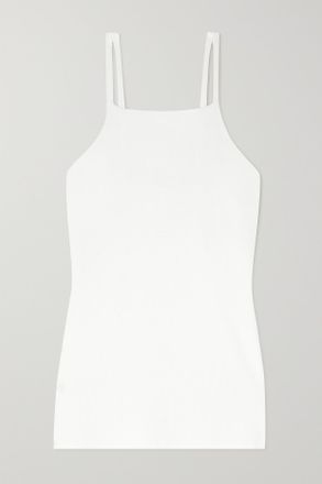 The Row D&eacute;bardeur En Mailles C&ocirc;tel&eacute;es Ladas - Blanc