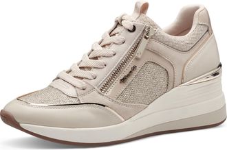 Tamaris Damen Slipper, Frauen Slip On,Wechselfußbett,Halbschuhe,Slides,Schlupfschuhe,schluepfschuhe,Loafer,Slip-ons,modisch,Cream Comb,36 EU