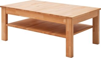 Ars Natura home24 Couchtisch 104 x 44 x 62cm Braun/Kernbuche