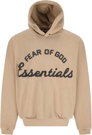 Fear of God Homme, Sweatshirts et sweats &agrave; capuche, Beige, Taille: 2XL Training 90s Sweat &agrave; capuche