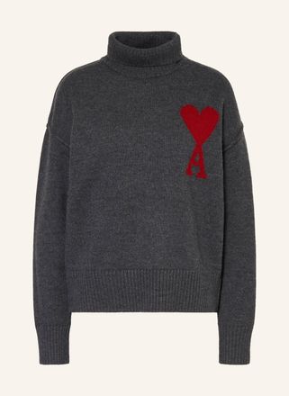 Ami Ami Paris Rollkragenpullover grau