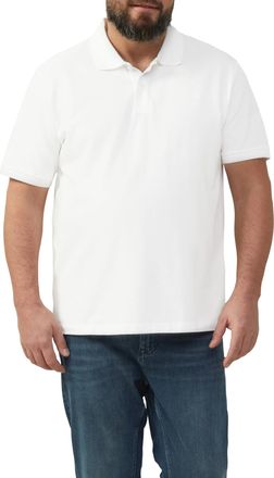 s.Oliver Herren 10.3.16.13.121.2124223 Polohemd, 01A1 weiß, 3XL