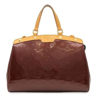 Louis Vuitton Pre-owned Monogram Vernis Brea MM Tote Bag - - Pre-owned - Damen - Rot - ONE SIZE