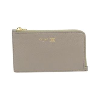 Celine unisex, Pre-owned, Beige, Taille: ONE Size Porte-monnaie Pre-owned en cuir de veau