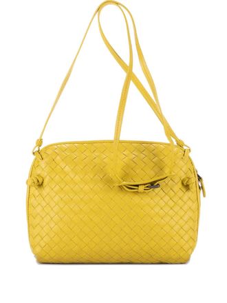Bottega Veneta Gewebte &Icirc;ntrecciato Schultertasche - Gelb