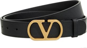 Valentino Garavani G&uuml;rtel - Vlogo Belt 30 - Gr. 95 - in Schwarz - f&uuml;r Damen