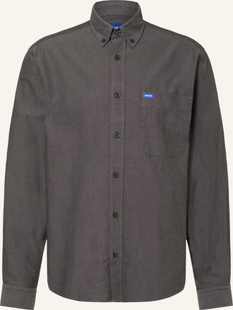 HUGO BOSS Hugo Hemd Ebalto Comfort Fit grau