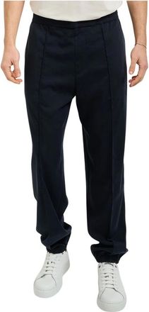 A|X Armani Exchange Homme, Pantalons, Bleu, Taille: W36 Pantalon de sport avec chevilles &eacute;lastiqu&eacute;es