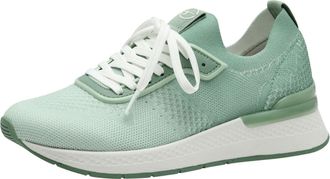 Tamaris Schn&uuml;rer Damen Vegan sportlich gr&uuml;n,EU 38