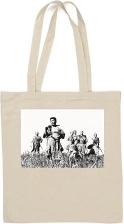 Generic Samurai Photo Sac fourre-tout en coton naturel Blanc