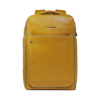 Piquadro Sac &agrave; dos Blue Square - Homme - Sacs - Jaune - Taille: ONE Size