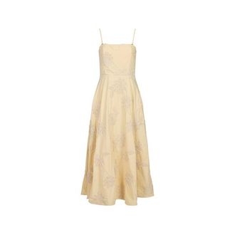 Rotate Robe midi ample &agrave; broderie en coton