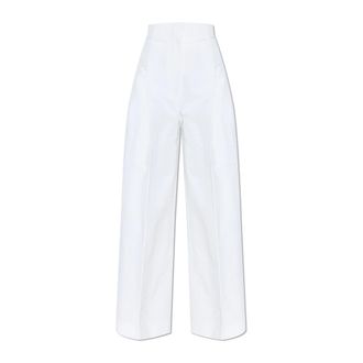 Jacquemus Wide-Leg Hose - - Trousers - Damen - Wei&szlig; - 2XS