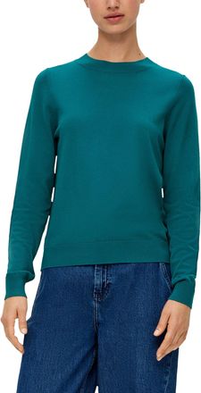 s.Oliver Damen 2134376 Strickpullover, 5722 blau, 40
