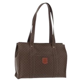 Celine Pre-owned Vintage Plastik Tote Bag - - Pre-owned - Damen - Braun - ONE SIZE