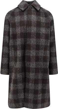 Amaranto Einknopfmantel - - Coats - Herren - Braun - 2XL