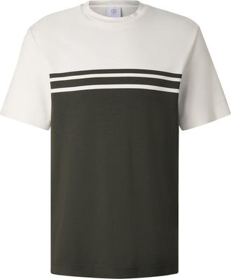 Bogner T-Shirt Pete f&uuml;r Herren - Oliv-Gr&uuml;n/Creme - 3XL