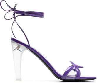 Valentino Garavani Femme, Chaussures, Violet, Taille: 37 EU Chain 1987 Sandal