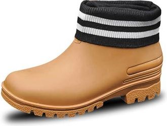 Generic Chaussures de pluie pour couple 2026 &agrave; porter en ext&eacute;rieur cent plus Cott sur les mod&egrave;les &agrave; base &eacute;paisse confortable en caoutchouc antid&eacute;rapant pour h