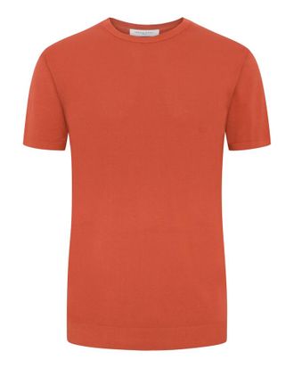 Daniele Fiesoli Leichtes Feinstrick-T-Shirt aus Baumwolle in