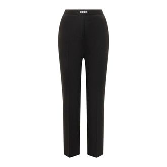 Msgm Msgm, Femme, Pantalons, Noir, Taille: 36 FR Pantalon Palazzo