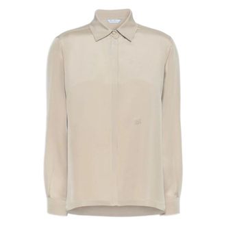 Max Mara Damen, Blusen & Hemden, Beige, LGr&ouml;&szlig;e