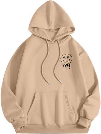 Generic Sweat a Capuche Homme Hooded Sweatshirt Sweats &agrave; Capuche Homme avec Impression de Visage et Manches D&eacute;bardeurs pour Un Style D&eacute;contract&eacute;