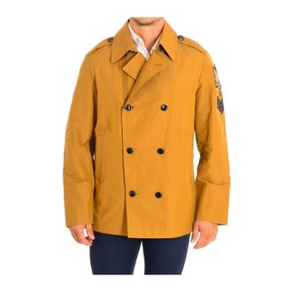 La Martina Zweireihiger Mantel - - Coats - Herren - Braun - S