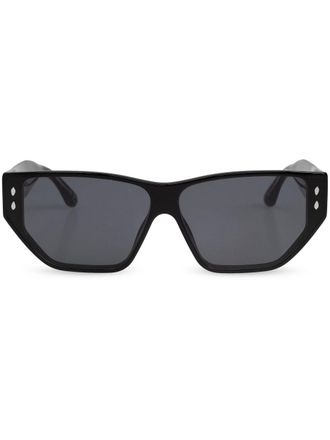 Isabel Marant lunettes de soleil &agrave; monture g&eacute;om&eacute;trique - Noir