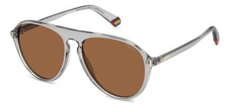 Polaroid Brille PLD 6225/S Gr&ouml;&szlig;e 57-15 mm Grau/Eye size: 57 - Bridge size: 15