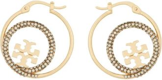 Tory Burch Tory Burch Ohrringe - Miller Hoop Earrings - Gr. unisize - in Gold - für Damen