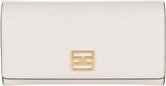 Elisabetta Franchi Femme, Accessoires, Jaune, Taille: ONE Size Portefeuille avec Logo