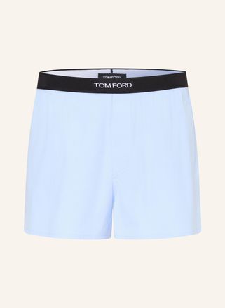 Tom Ford Web-Boxershorts blau