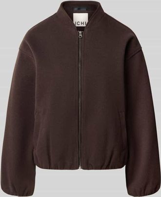 Ichi Jacke mit Stehkragen und Rei&szlig;verschluss Modell JANNET