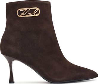 Karl Lagerfeld Stiefeletten KARL LAGERFELD Sienna KL32747 Dunkelbraun