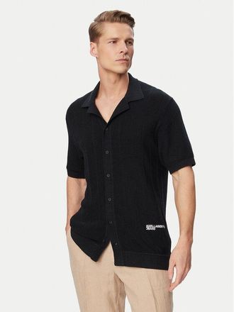 Karl Lagerfeld Poloshirt B2M18028 Schwarz Relaxed Fit