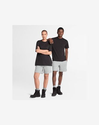 Timberland All Gender T-Shirt mit Logostickerei in Schwarz, Schwarz, Gr&ouml;&szlig;e