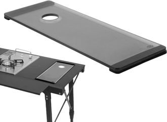 Generic Abnehmbarer Campingtisch aus gehärtetem, modular, mit Erweiterungsteilen für Esszimmer, Küche, Hinterhof, Veranstaltungen, Reisen, Picknick