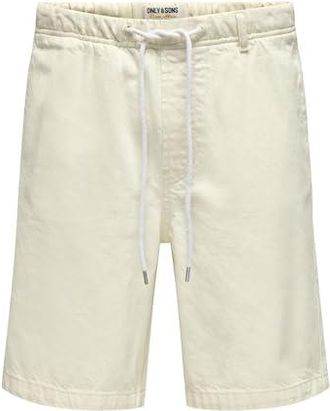Only & Sons Onsfade Strings White 4160 DNM Short, Ecru, L
