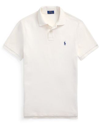 Ralph Lauren Piqu&eacute;-Poloshirt mit Logo-Stickerei, Custom Slim Fit in
