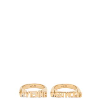 Vivienne Westwood Essex Ring Set - - Accessories - Damen - Gelb - M