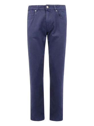 Incotex pantalon ample à coupe sarouel - Bleu