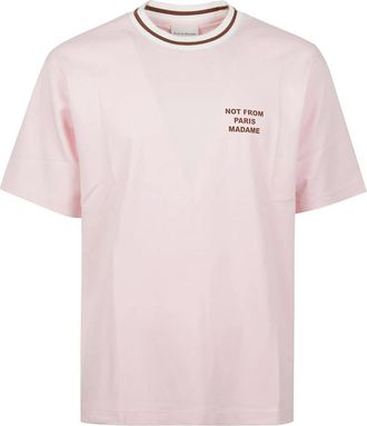 Dr&ocirc;le de Monsieur Homme, Tops, Rose, Taille: L Slogan Sport T-Shirt