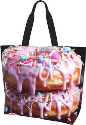 Generic Des Beignets Tentants Sac A Main Femme R&eacute;utilisable Sacs Grand Sac Courses Pour Travail Shopping Quotidienne